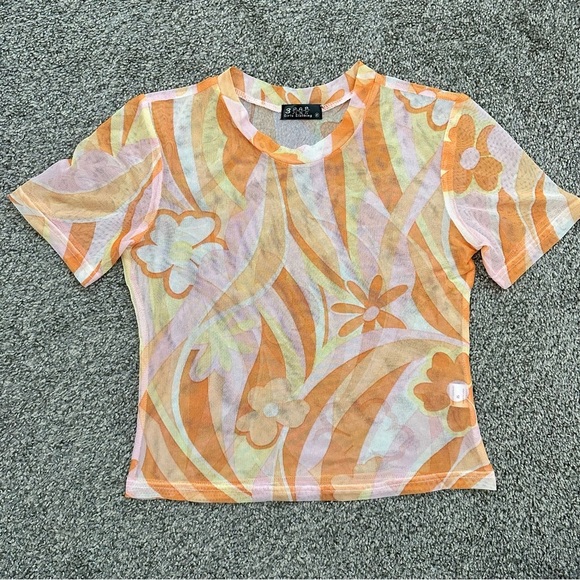 Tops | Mesh Y2k Retro Top | Poshmark